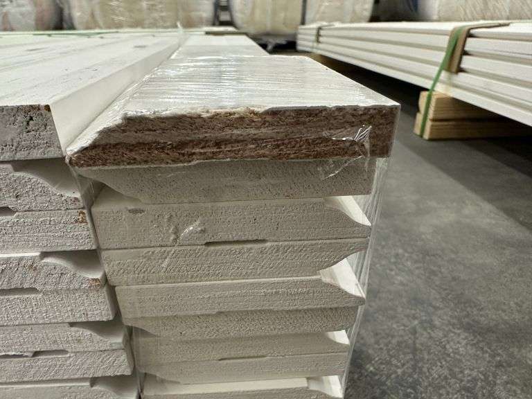 Primed LVL Base Moulding 3 1/4"x8" - Lambrecht Auction, Inc.