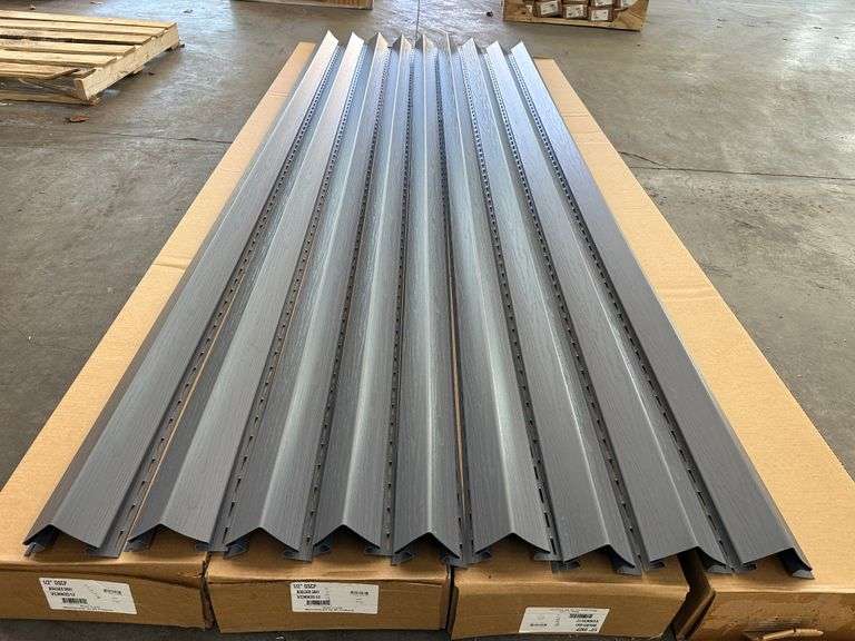 Boulder Gray 1/2" Outside Corner 10' - Lambrecht Auction, Inc.