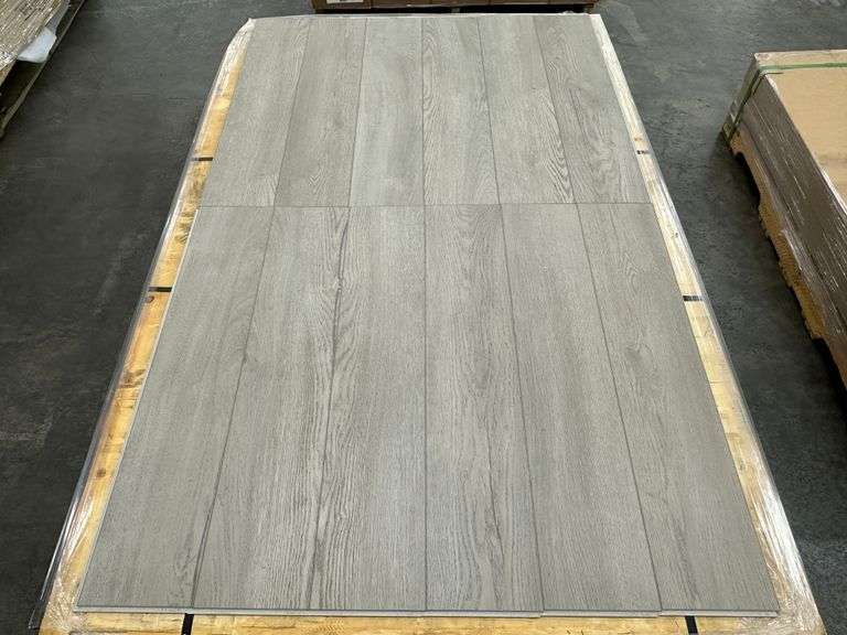 Park Slope LVP Flooring Dark Brown 5.5mmx6"x30" - Lambrecht Auction, Inc.