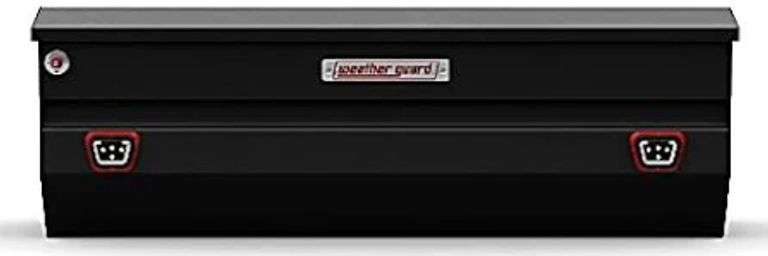 Weather Guard Black Steel Tool Storage Box with Lock - Lambrecht ...