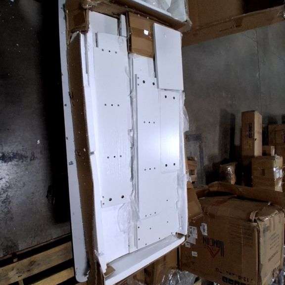 Homcom White Wood Bedroom Furniture Assembly Kit 836-074WT - Lambrecht ...