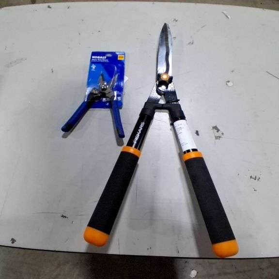 Mixed Lot Kobalt Heavy Duty Shears and Fiskars Hedge Shears - Lambrecht ...