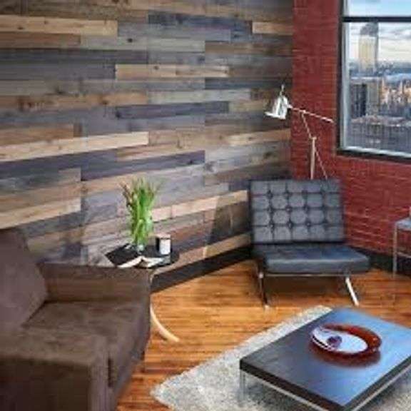 Weathered Wall Board Solid Hardwood Planks 1/2"x4"x3' - Lambrecht ...