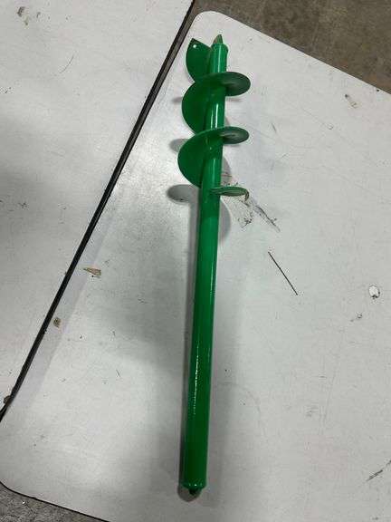 Green Outdoor Auger Drill Bit Tool - Lambrecht Auction, Inc.