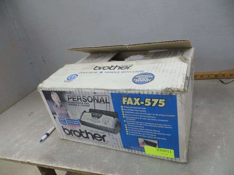 Brother Plain Paper Fax Phone & Copier - Lambrecht Auction, Inc.