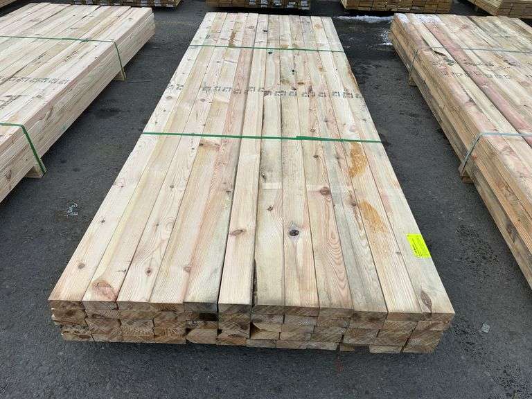 Euro Spruce Dimensional Lumber 2"x4"x10' - Lambrecht Auction, Inc.