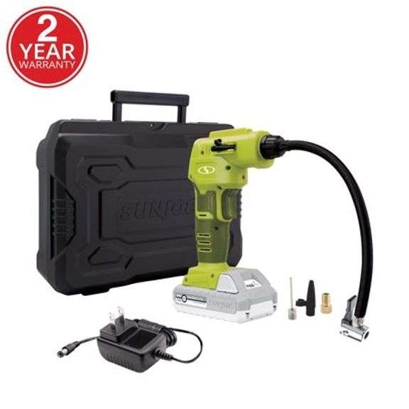 Sun Joe 24V Cordless Air Compressor - Lambrecht Auction, Inc.