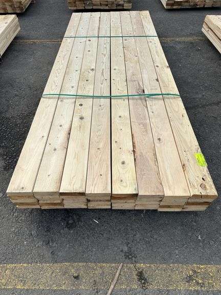 White Fir Dimensional Lumber 2"x6"x10' - Lambrecht Auction, Inc.