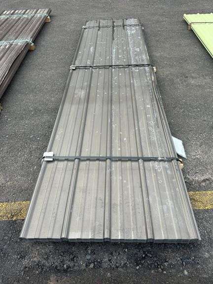Dull Galvanized Metal Panel 3'x12' - Lambrecht Auction, Inc.