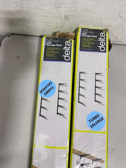 Delta Heavy Duty Wall Rack, Adjustable 5 Tier Lumber Rack (2x ...