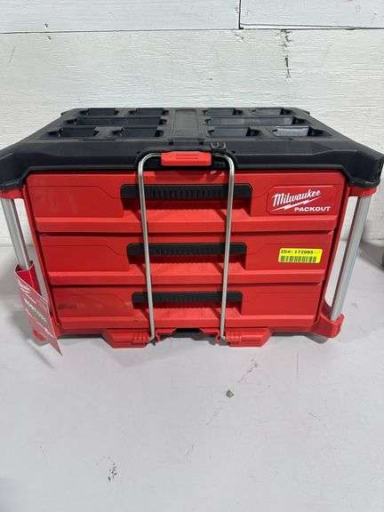 Milwaukee PACKOUT 22 in. Modular 3-Drawer Multi Drawer Tool Box ...