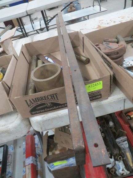 Assorted Brass & Copper Bars & Pieces - Lambrecht Auction, Inc.