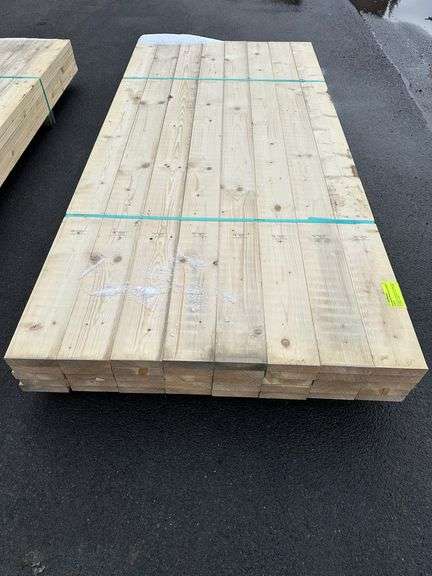 Euro Spruce Dimensional Lumber 2"x6"x8' - Lambrecht Auction, Inc.