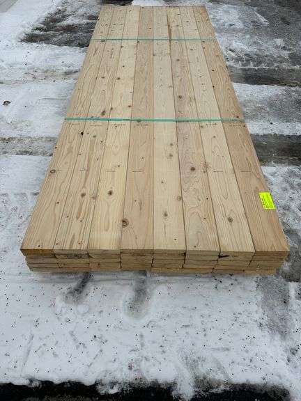 White Fir Dimensional Lumber 2"x6"x10' - Lambrecht Auction, Inc.