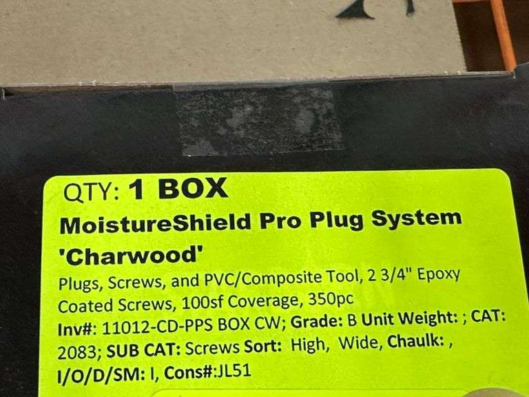 MoistureShield Pro Plug System 'Charwood' - Lambrecht Auction, Inc.