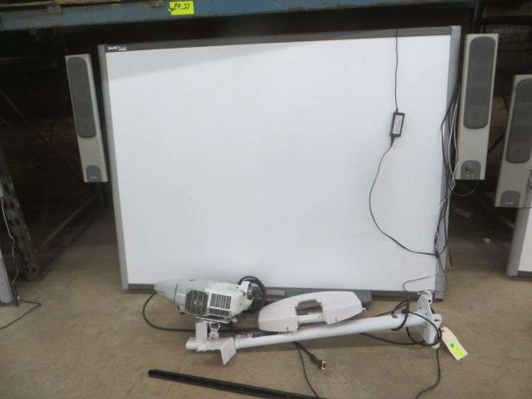 Epson Smart Board Projector & Board - Lambrecht Auction, Inc.