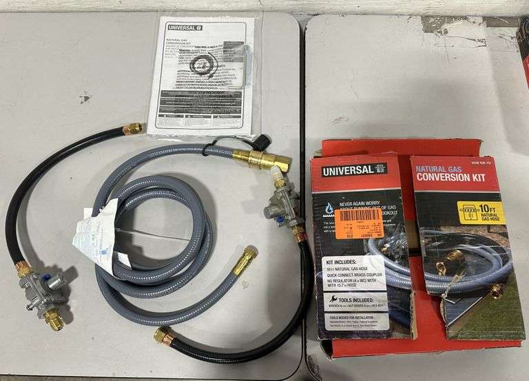 Universal Grill Natural Gas Conversion Kit - Lambrecht Auction, Inc.