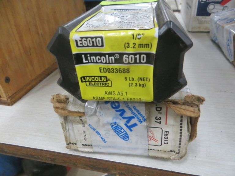 Welding Rod - E6010 & 6013 - Lambrecht Auction, Inc.