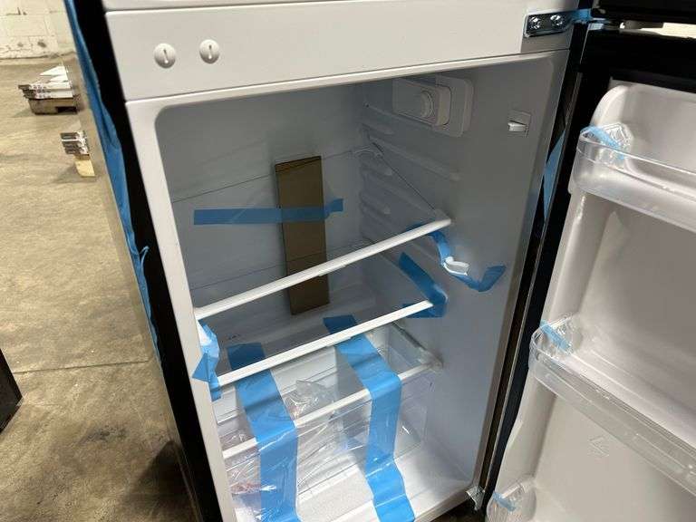 Vissani 4.5 cu. ft. 2-Door Mini Refrigerator in Platinum Steel with ...