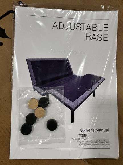 Adjustable Comfort Premier Base Twin XL - Lambrecht Auction, Inc.