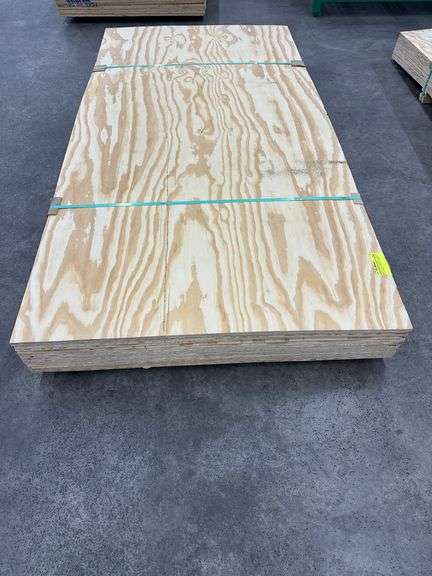 Sanded Shop Plywood 1/4"x48"x96" - Lambrecht Auction, Inc.
