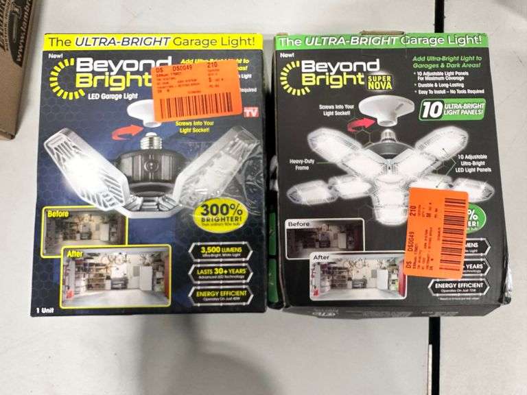 Beyond Bright Led Garage Light And Beyond Bright Super Nova (2x ...
