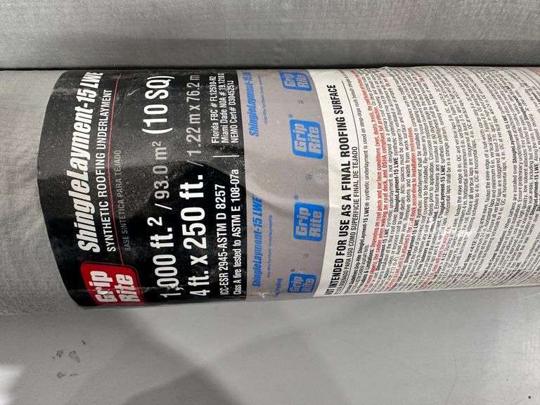Grip-Rite 48 in. x 250 ft. (1000 sq. ft.) Synthetic Roofing ...