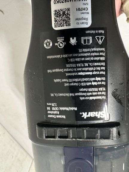 Shark Cyclone PET Bagless Cordless Washable Filter Handheld Vacuum ...