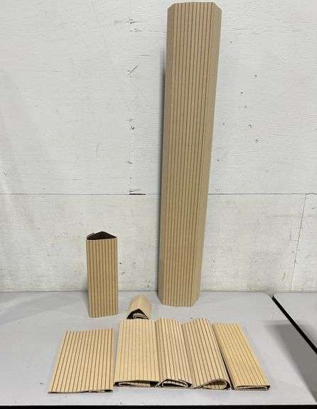 Pole-Wrap 48 in x 12 in MDF Basement Column Cover - Lambrecht Auction, Inc.