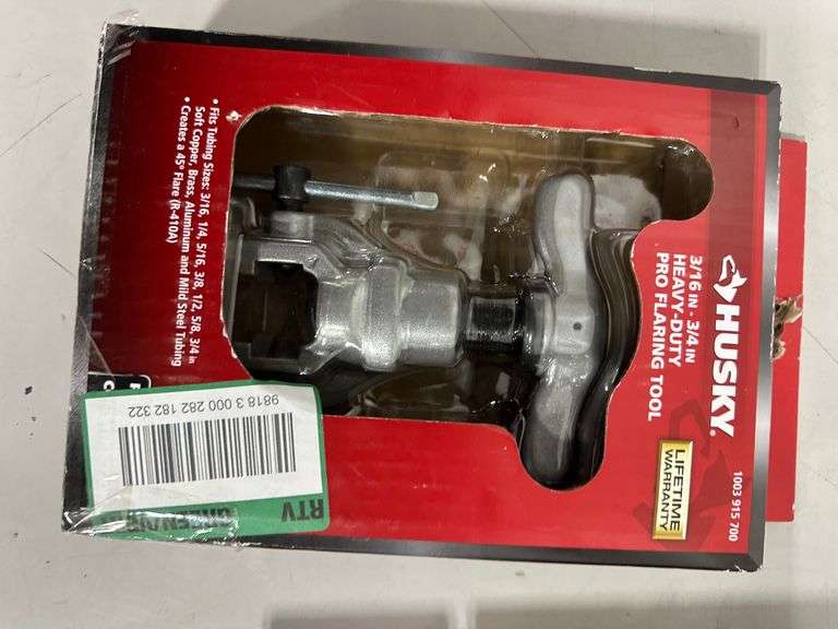 Husky Heavy-Duty Pro for 3/16 in. - 3/4 in. Tubing Flaring Tool ...