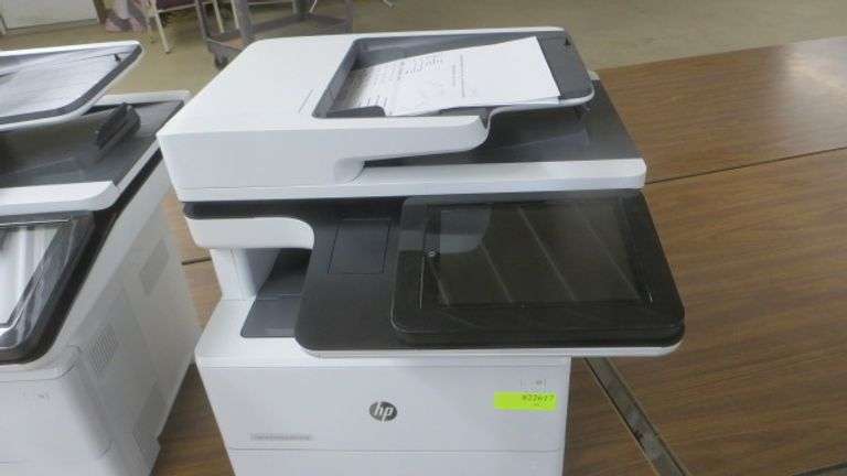 Two Laser Jet Enterprise MFP M528 HP - Lambrecht Auction, Inc.