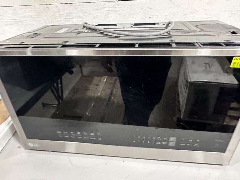 LG Smart 30 in. W 2 cu. ft. Over the Range Microwave with EasyClean ...