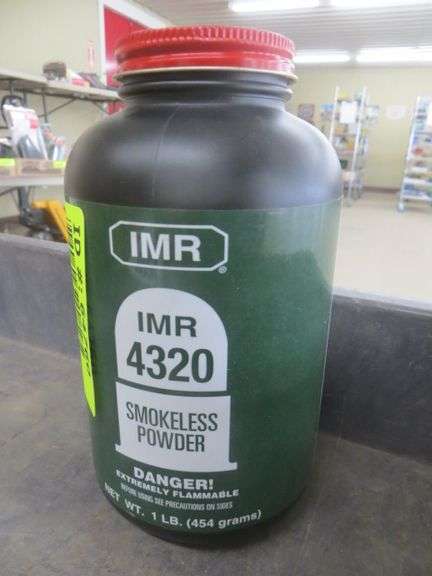 IMR 4320 Smokeless Powder - unopened - Lambrecht Auction, Inc.
