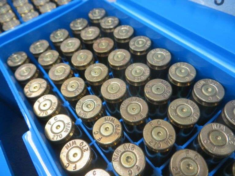 Spent Brass - .270 Win 150 pcs - Lambrecht Auction, Inc.