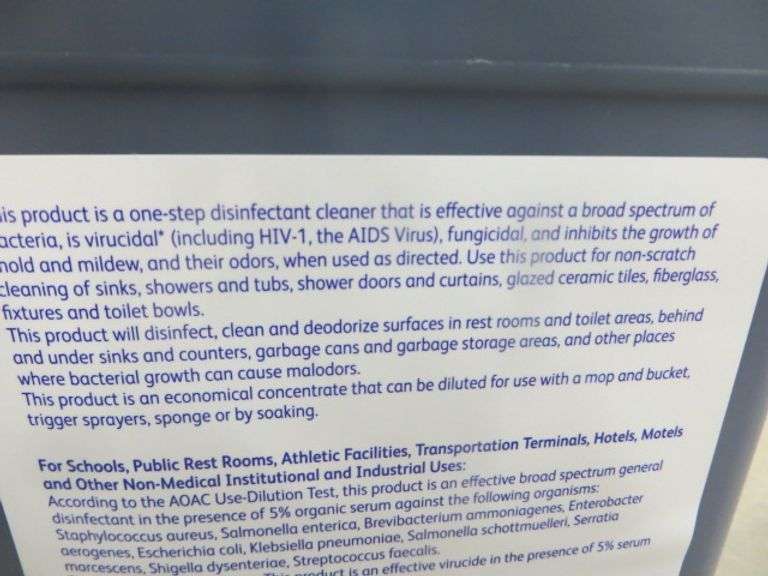 Crew NA Bowl & Bathroom Cleaner -2 boxes - Lambrecht Auction, Inc.