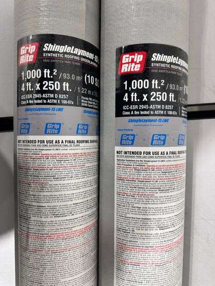 Grip-Rite 48 in. x 250 ft. (1000 sq. ft.) Synthetic Roofing ...