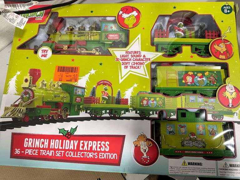 Ruz, 65th Anniversary Train Set, Dr. Seuss Grinch, 36 Pieces ...