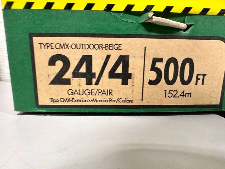 Southwire 500 ft. Tan 24/4 CAT5e CMR-CMX Indoor/Outdoor Data Cable ...