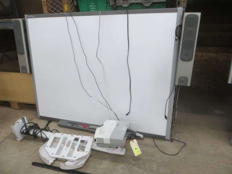 Epson Smart Board Projector & Board - Lambrecht Auction, Inc.
