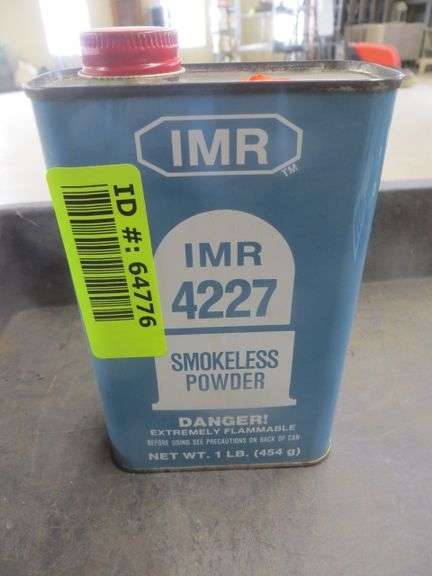 IMR 4227 Smokeless Powder - unopened - Lambrecht Auction, Inc.