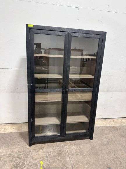 Ashley Lenston 2 Door Accent Cabinet - Lambrecht Auction, Inc.