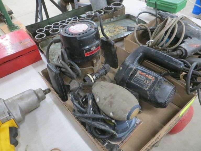 Router, Jigsaw & Sander - Lambrecht Auction, Inc.