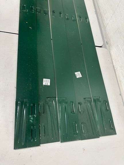 Colmet 8' 14-Gauge x 4 in. Green Steel Landscape Edging (5-Pack ...