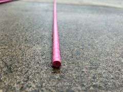 Pinkbar Laquered Fiberglass Rebar #3 3/8"x20' - Lambrecht Auction, Inc.