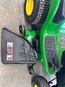 John Deere S140 48 in. 22 HP V-Twin Gas Hydrostatic Riding Lawn Mower - Lambrecht Auction, Inc.