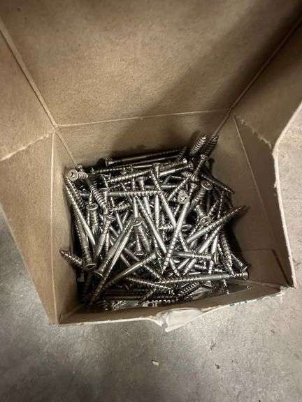 Stainless Steel Exterior Deck Screws #10 x 2- 1/2" - Lambrecht Auction ...