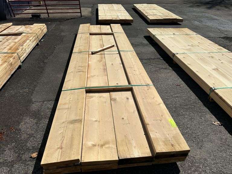 White Fir Dimensional Lumber 2"x12"x14' - Lambrecht Auction, Inc.