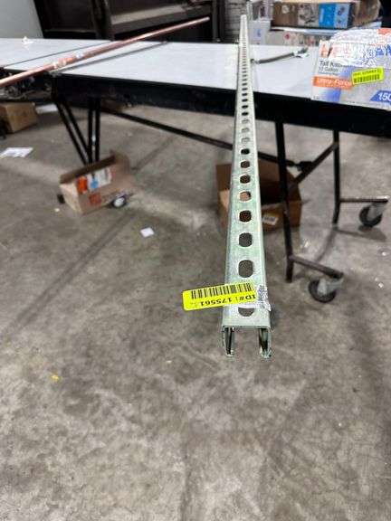 Superstrut 10 ft. 12-Gauge Half Slotted Metal Framing Strut Channel ...