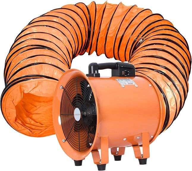 Utility Blower Fan 8 Inch, High Velocity Ventilator with Duct Hose (8IN ...