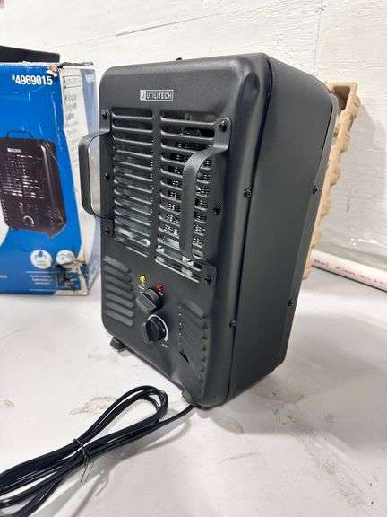 Utilitech Up to 1500-Watt Utility Fan Utility Indoor Electric Space ...